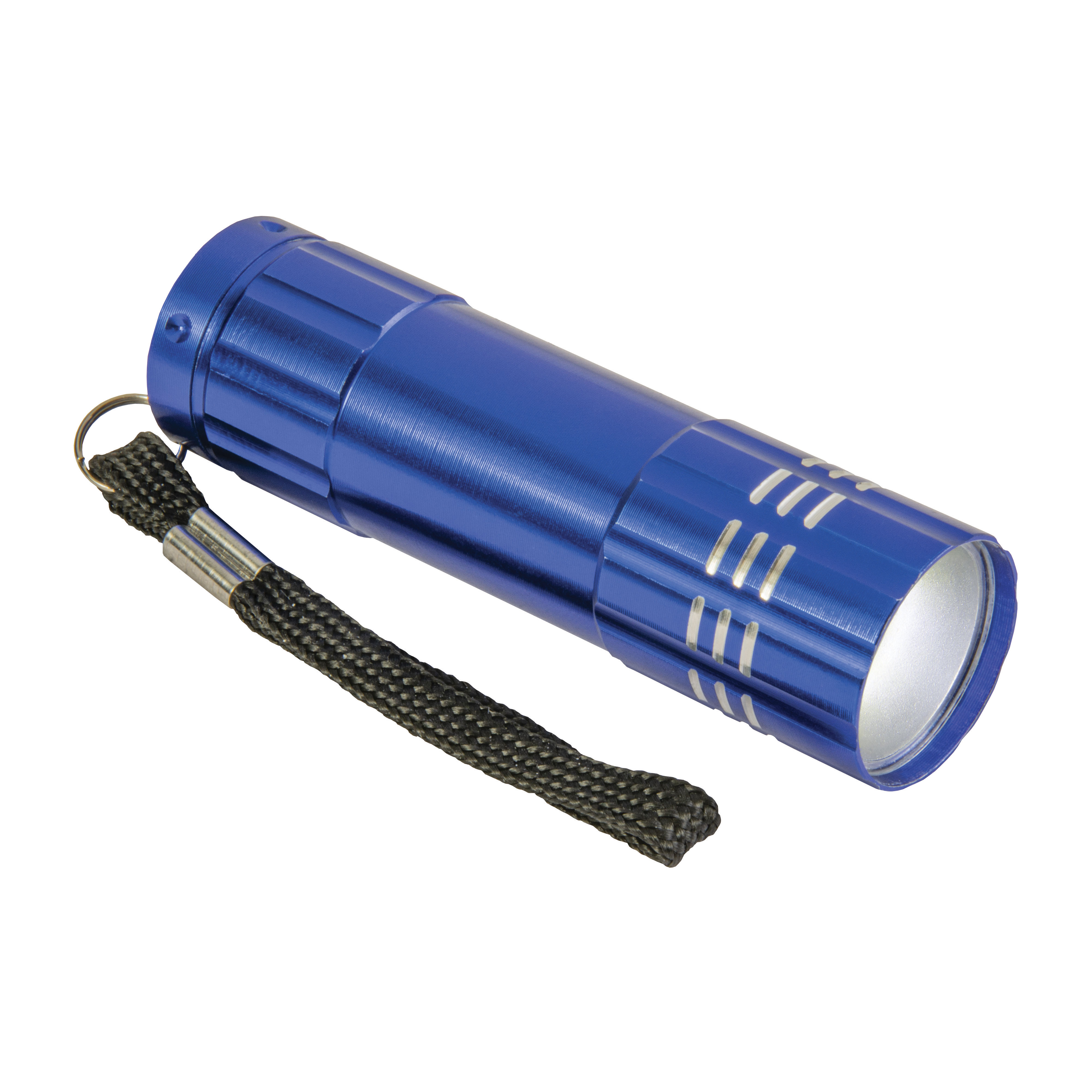 Aluminium COB LED (Chip On Board) torch with string (batteries NOT ...
