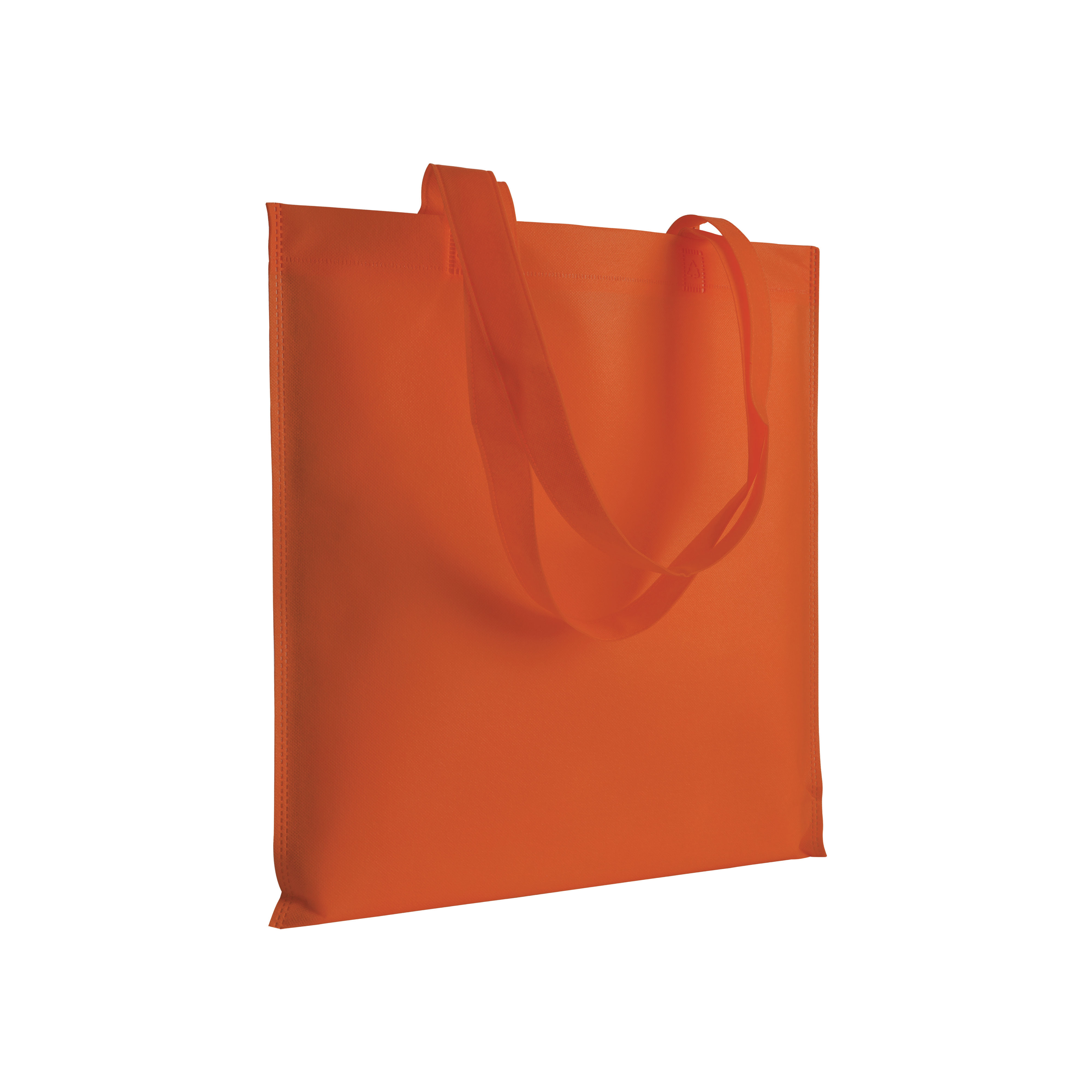 Heat-sealed 70 g/m2 non-woven fabric shopping bag, long handles | SIPEC